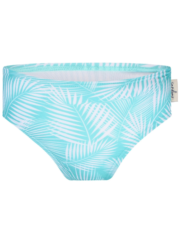 Green Fern Girls Bikini Bottoms Sandbar Swimwear