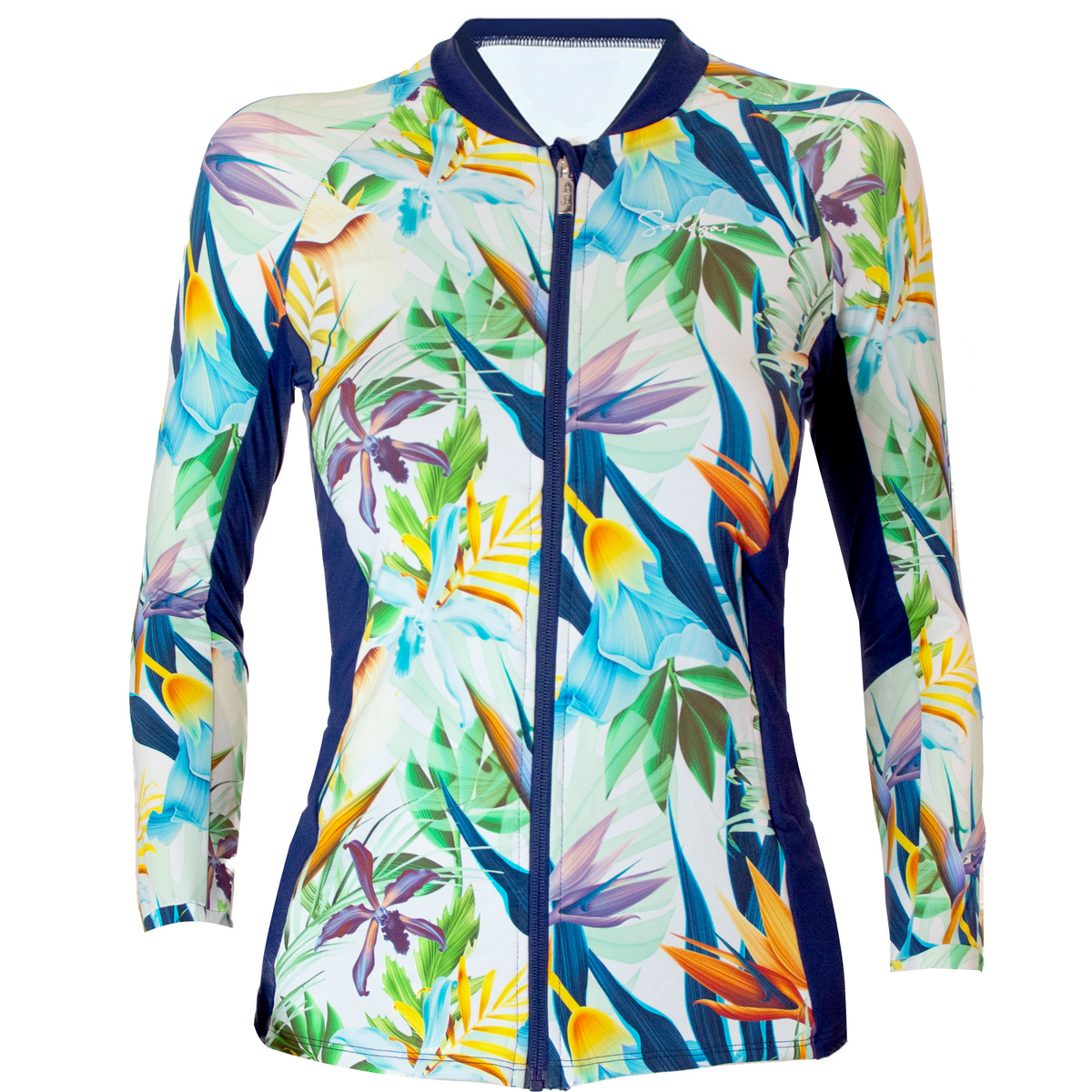 Bird of Paradise Womens Rash Guard - Sandbar Swimwear