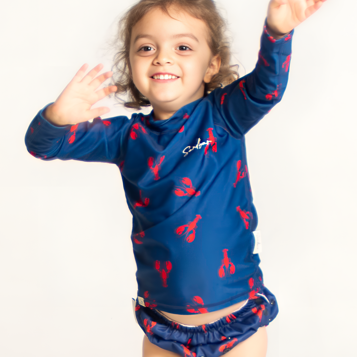 Red Lobster Rash Guard - Sandbar Swimwear